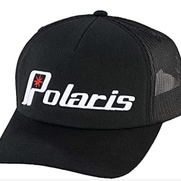 polaris | Other | Nwt Genuine Polaris Retro Trucker Cap Black | Poshmark